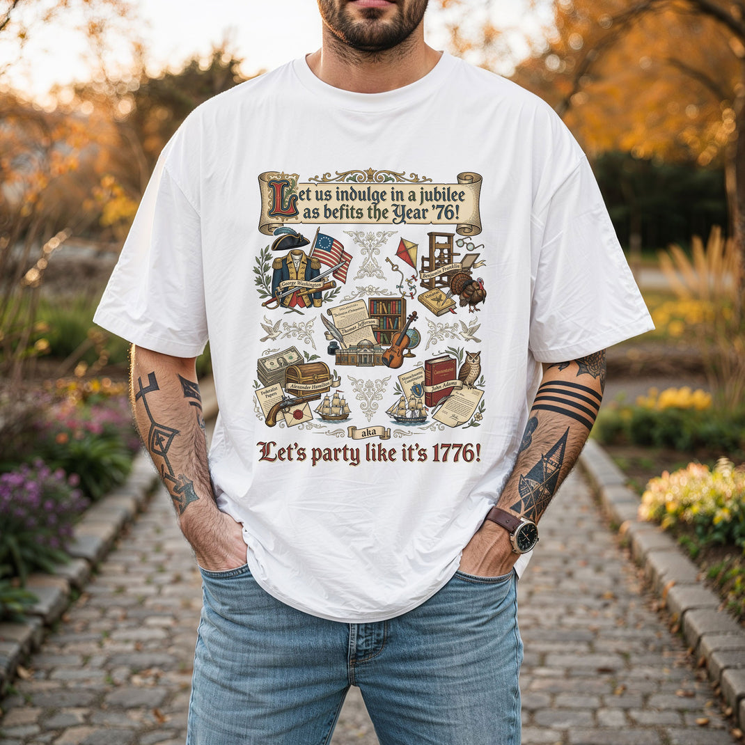 #18 Funny 1776 Shirt – Rust Field Wear