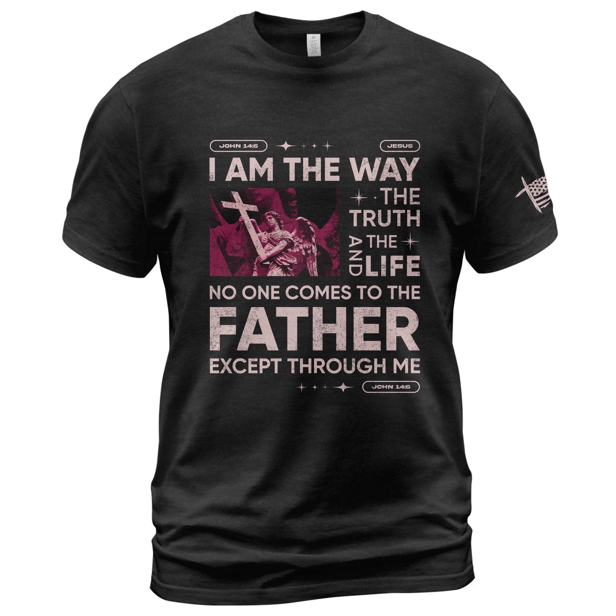 I Am the Way – Rose Scripture T-Shirt – Rust Field Wear