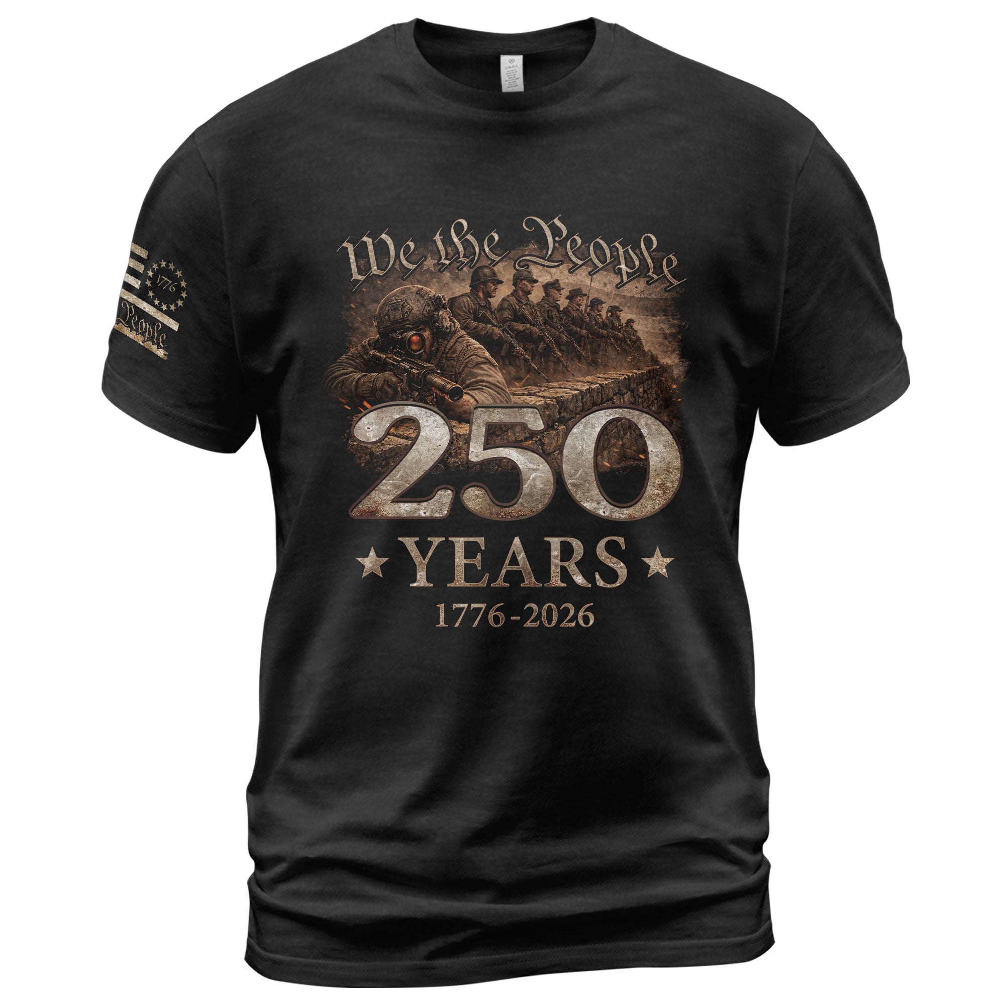 We The People - 250 Years of Enduring Freedom Shirt – Rust Field Wear