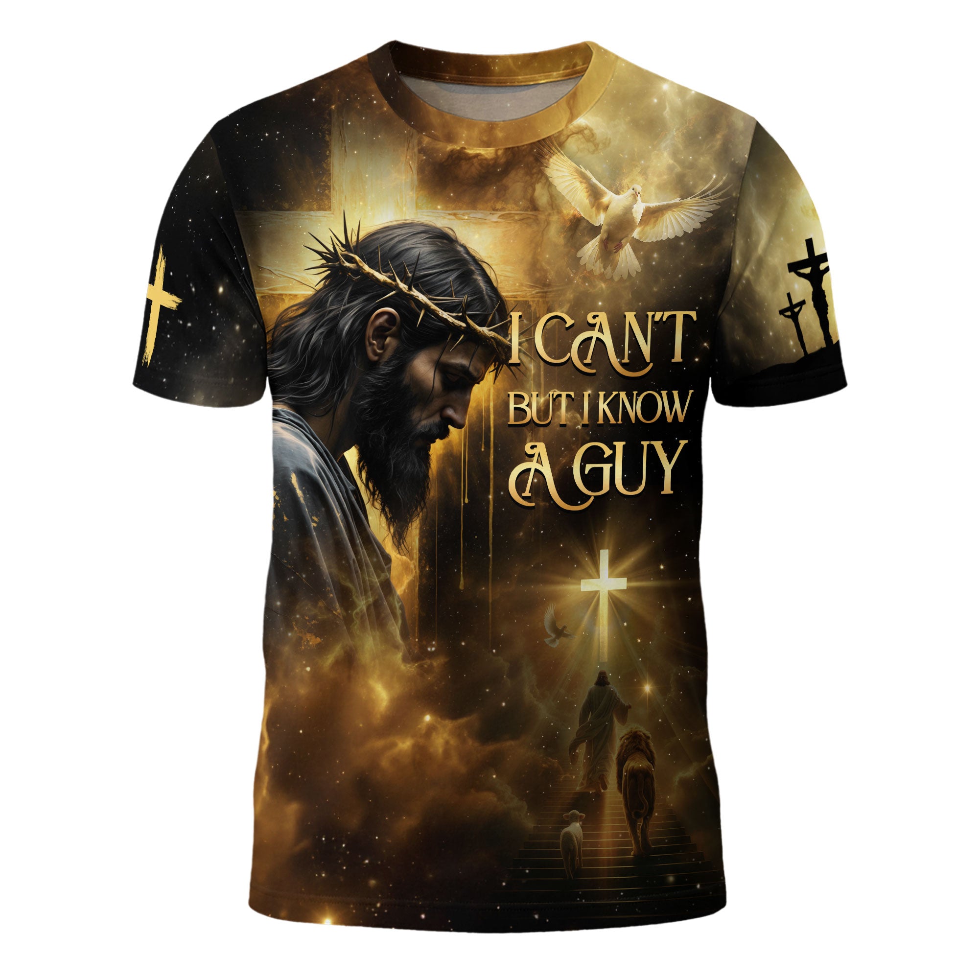 I Can’t But I Know A Guy Jesus Lion Of Judah Crown Of Glory Christian ...